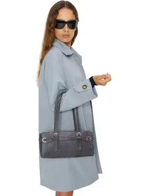 REFORMATION Beatrice Shoulder Bag Grey