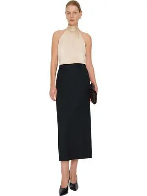 REFORMATION Lydia Maxi Skirt - Black