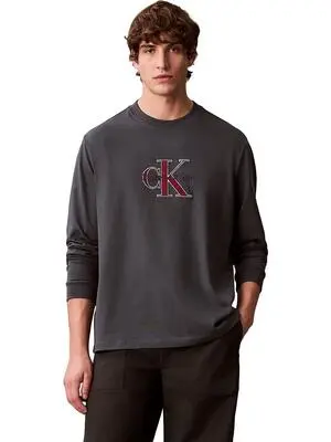 Calvin Klein Calvin Klein Monologo Long Sleeve Tee Harlem Night