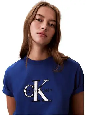 Calvin Klein Printed Classic T-shirt - Admiral Blue