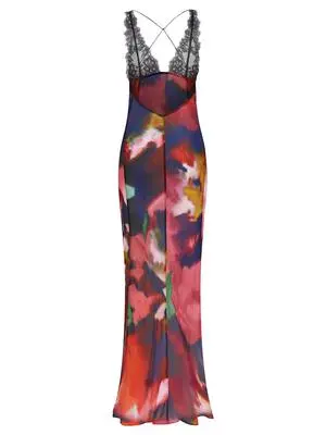 RAT & BOA Paola Maxi Slip Dress - Floral