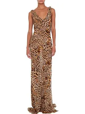 RAT & BOA Laviza Cheetah Print Maxi Dress - Animal