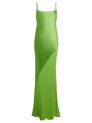 RAT & BOA Ruba Maxi Slip Dress - Green