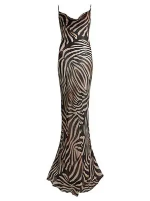 RAT & BOA Majel Zebra-print Maxi Dress - Animal