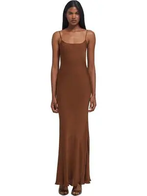 RAT & BOA Aizza Slip Maxi Dress - Brown