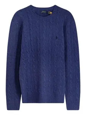 Ralph Lauren Wool And Cashmere Blend Sweater - Blue