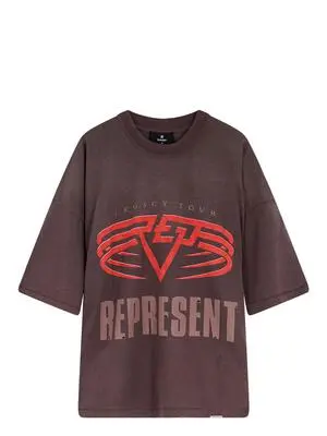 REPRESENT Living Legacy Reversible Organic Cotton And Hemp Tshirt - Brown