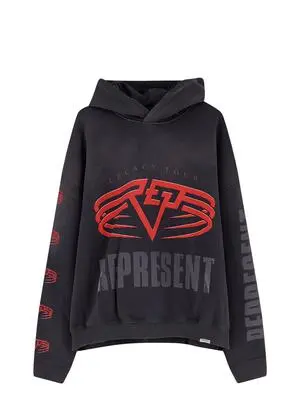 REPRESENT Living Legacy Reversible Hooded Sweatshirt - Grey
