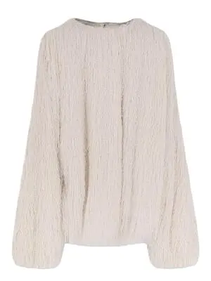 Dries Van Noten Fringed Shirt - White