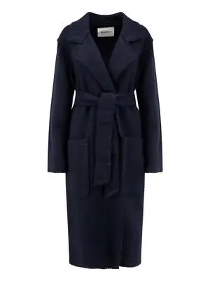 Max Mara Wool And Cashmere Coat - Blue