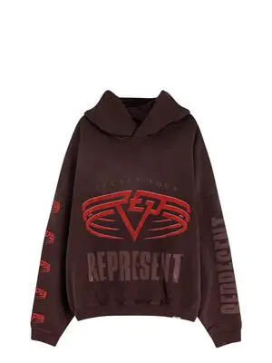 REPRESENT Living Legacy Reversible Hooded Sweatshirt - Brown