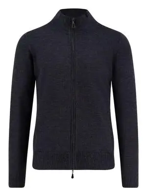 Alpha Studio Wool Cardigan Grey