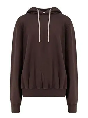 Rick Owens Oversized Organic Cotton Hoodie - Brown