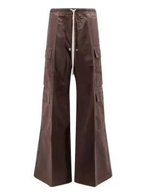 Rick Owens Double Cargo Jumbo Organic Cotton Trousers - Brown