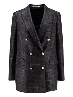 Tagliatore Jasmine Wool And Viscose Blazer - Black