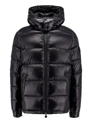 Moncler Maya Recycled Nylon Down Jacket - Black