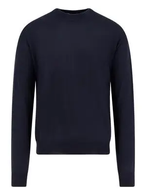 Alpha Studio Merino Wool Sweater - Blue