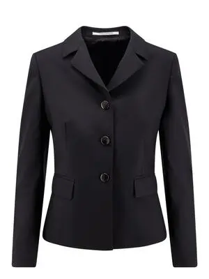 Tagliatore Daria Virgin Wool Blend Blazer - Black