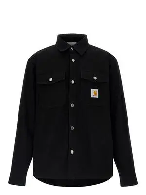 Carhartt Work In Progress Selby Shirt Cotton Jacket - Black