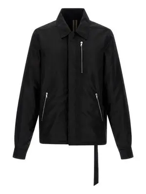 Rick Owens Recycled Nylon Jacket With Padding - Black