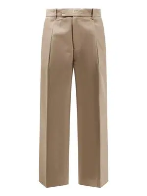 TONYWACK Cotton Trousers - Beige