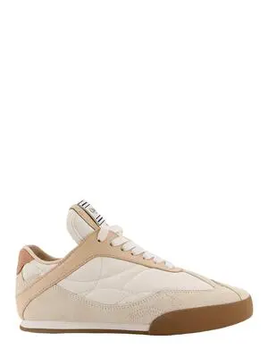 Chloé Kick Leather Sneakers - White