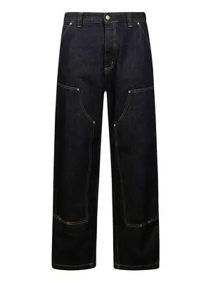 Carhartt Work In Progress Nash Double Knee Jeans - Blue