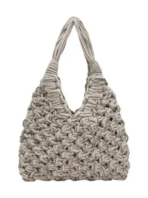 HIBOURAMA Vannifique Crystal Velvet Bag - White