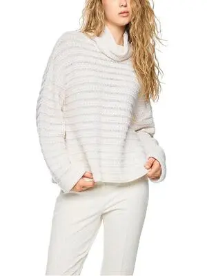 MARC CAIN Knitted Turtleneck Jumper - Off-white