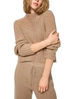 MARC CAIN Shimmering Jumper - Light Brown