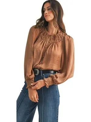 JUPE NYC Sienna Top - Denim