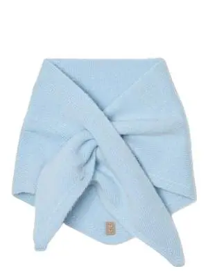 Sandro Wool And Cashmere Scarf - Blue