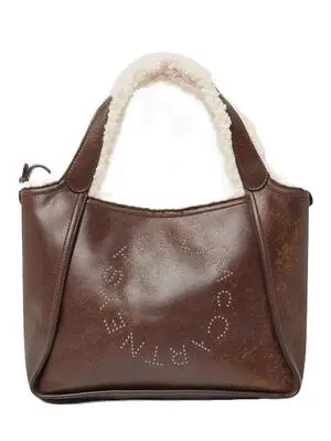 Stella McCartney Logo Plush-lined Tote Bag - Natural