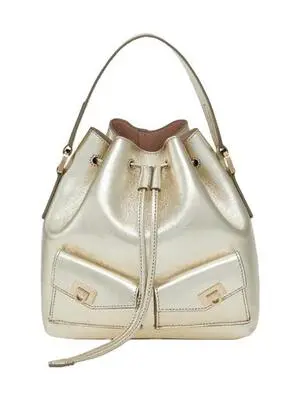 FERRAGAMO Multipocket Bucket Bag - Natural