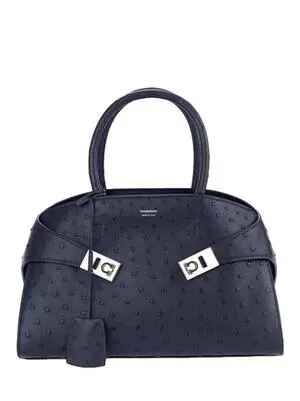 FERRAGAMO Hug Handbag - Navy