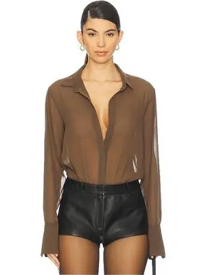 NOOKIE Horizon Bodysuit - Chocolate