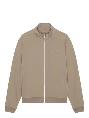 STAMPD Nylon Track Jacket - Sepia