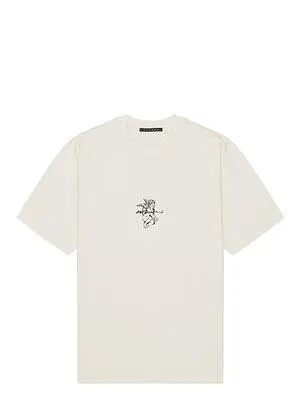 STAMPD Cherub Relaxed Tee In White - Off White