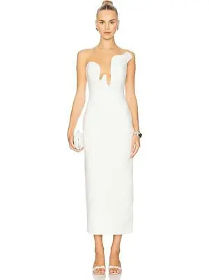 Bardot Rosalyn Midi Dress - Orchid White
