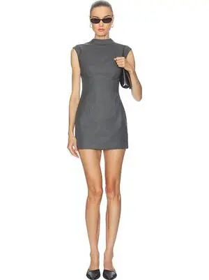CAMILA COELHO Arden Mini Dress - Charcoal