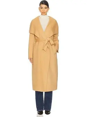 Soia & Kyo Britta Wrap Coat - Teak