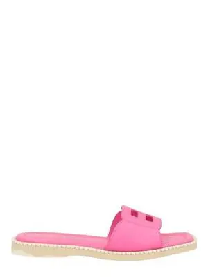 Hogan Sandals In Leather - Pink