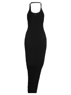 COURREGES Knitted Halterneck Maxi Dress - Black
