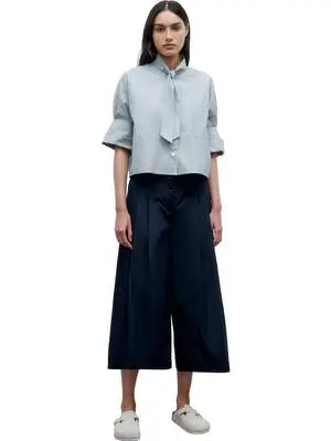 TWP CLOTHING Cropped Didi Pant - Midnight