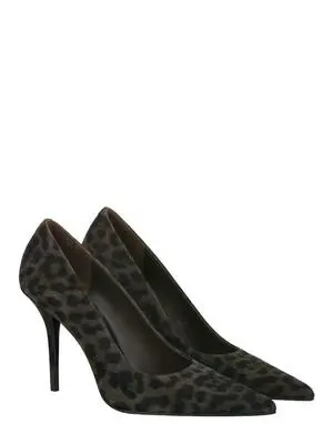 POTAMY 105mm Leopard-print Heeled Pumps - Neutrals