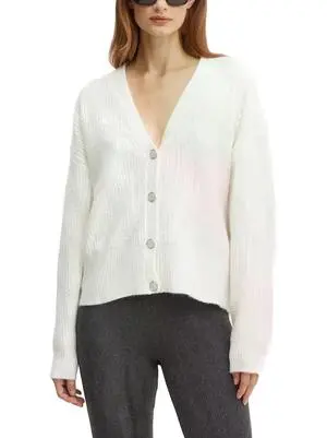 GUESS V-Neck Sequin Cardigan