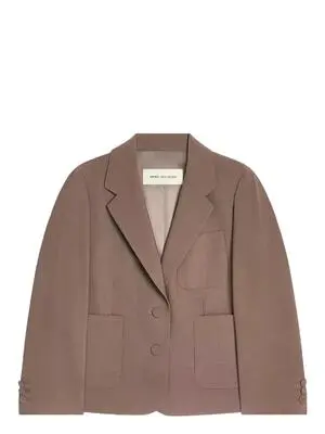 Dries Van Noten Patch-pocket Blazer - Brown