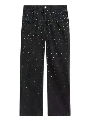 MARANT ETOILE Brinsa Gradient-studded Jeans - Black