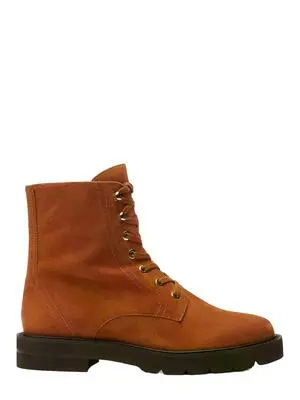 STUART WEITZMAN Mila Lift Lace-up Boots - Brown