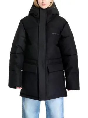 DAILY PAPER Monogram Padded Coat - Black